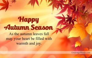 Happy Autumn Season Messages: Heartfelt Wishes & Greetings